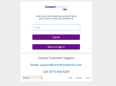 Password Recovery | ConnectNetwork
